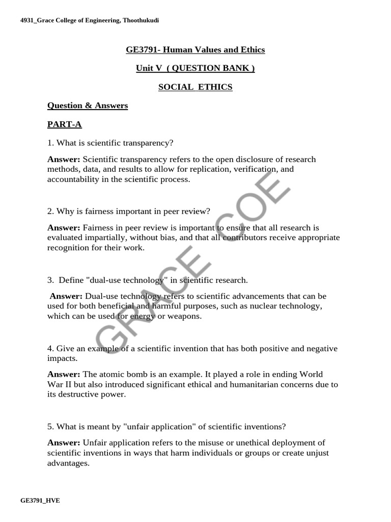 Social Ethics in Scientific Research | PDF | Scientific Method | Public ...