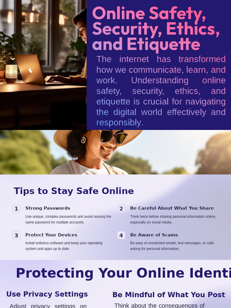 Online Safety and Ethics Guidelines | PDF | Security | Computer Security