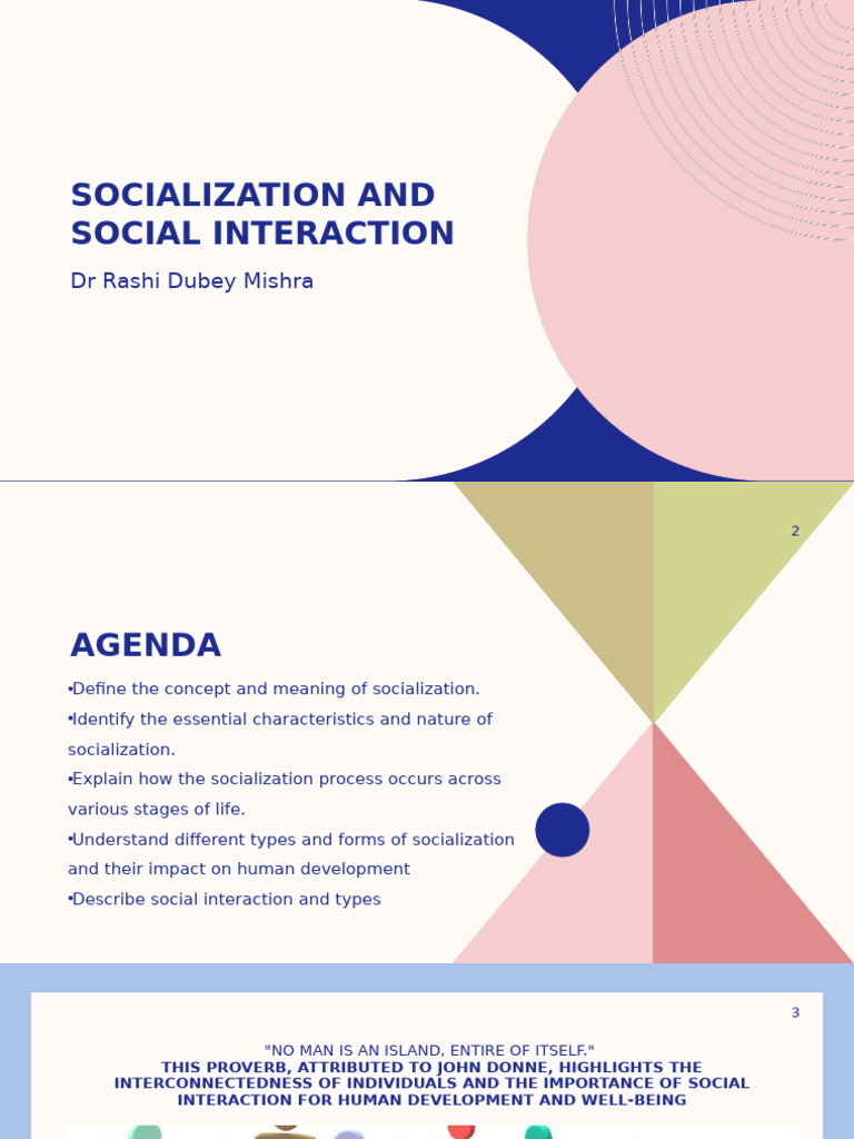 Socialization and Social Interaction | PDF | Socialization | Learning