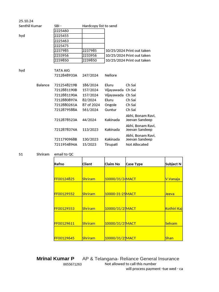 Daily Time Sheet - Oct 2024 | PDF