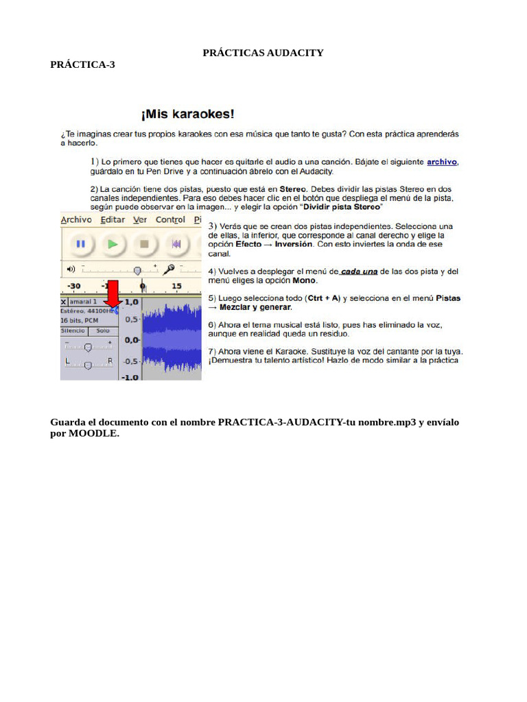 Practica 3 Audacity | PDF