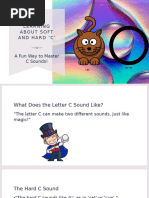 Soft C Sound: Words and Practice | PDF