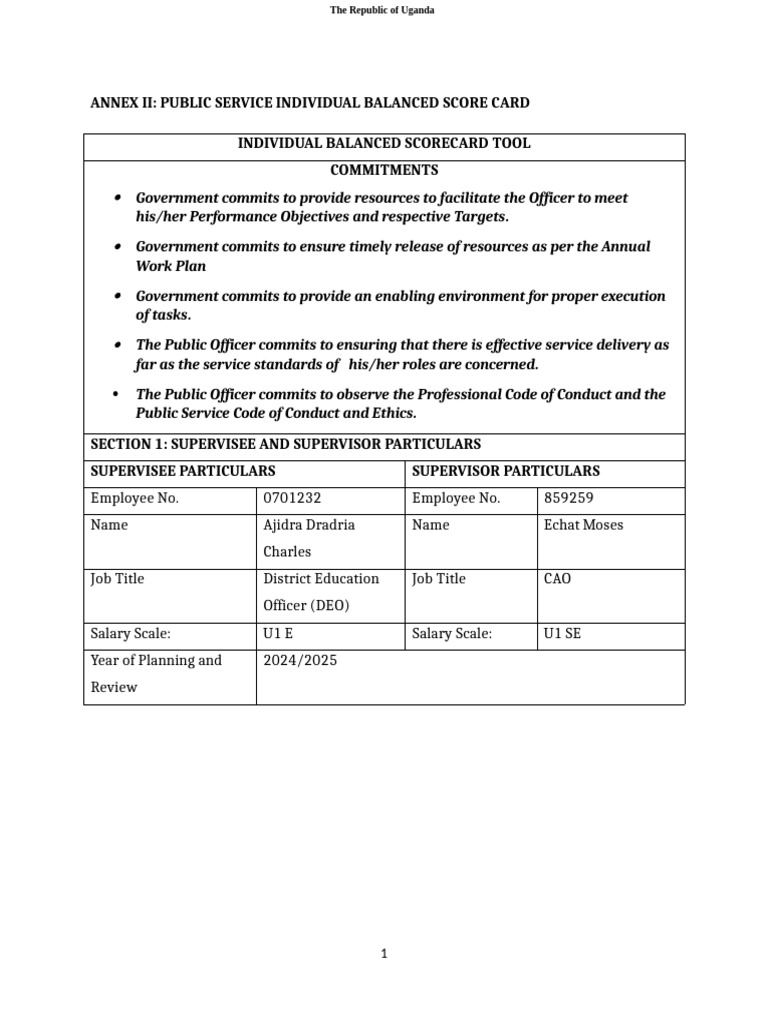 BSC Tool Word 2025 Deo Terego Fair | PDF | Employee Retention | Social ...