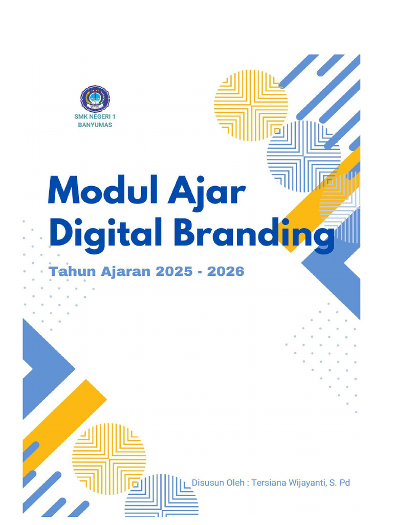 Modul Ajar Digital Branding Kelas 11 | PDF