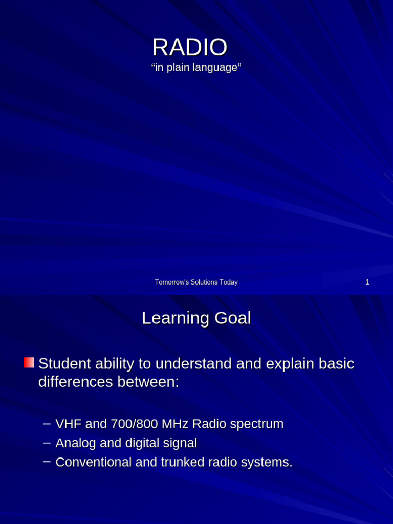 Understanding Radio Systems Basics | PDF | Radio | Radio Spectrum