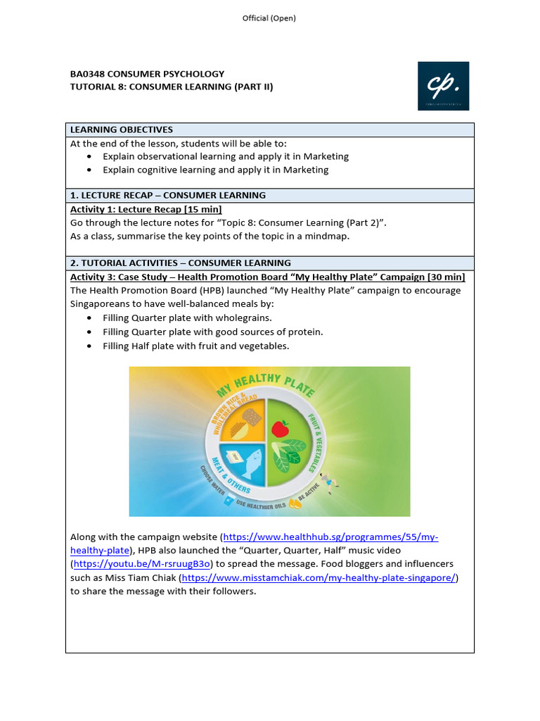 CP - Tutorial 8 (Student) (AY2526) | PDF