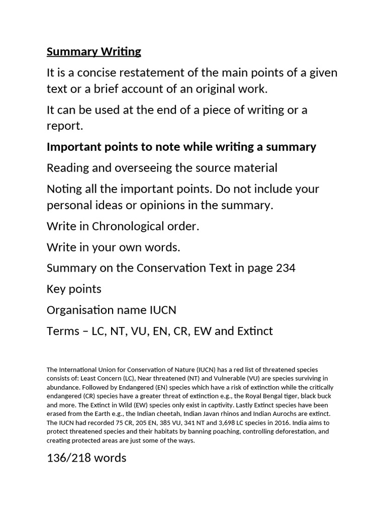 Summary Writing, Idioms and Phrasal Verbs Notes | PDF | Semantic Units ...