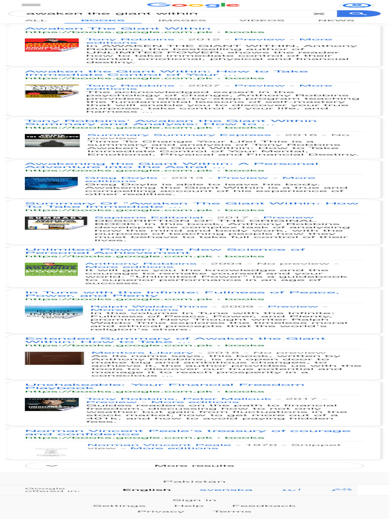 Awaken The Giant Within - Google Search | PDF | Psychology