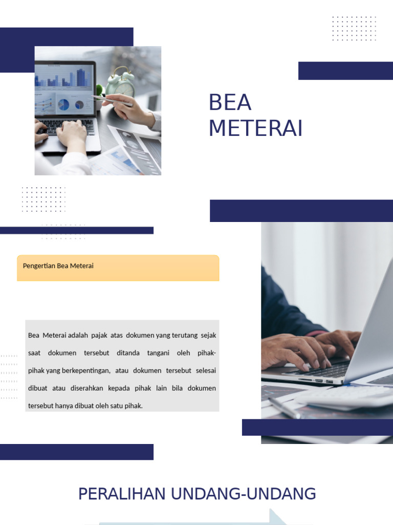 Pertemuan 15 Bea Meterai | PDF