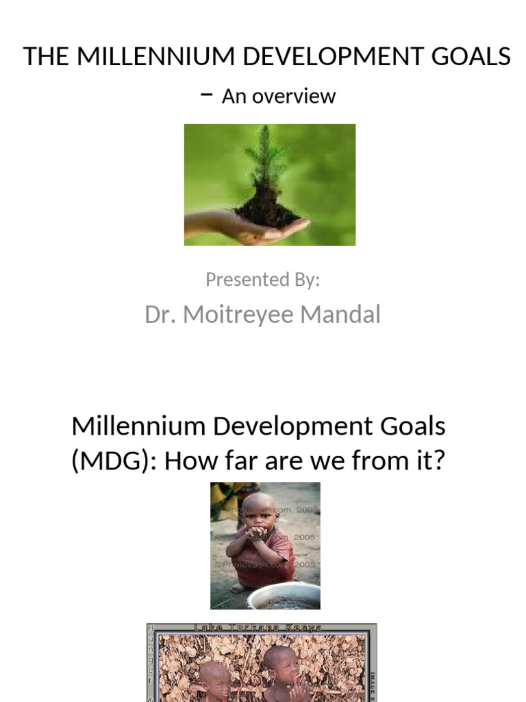 Overview of Millennium Development Goals | PDF