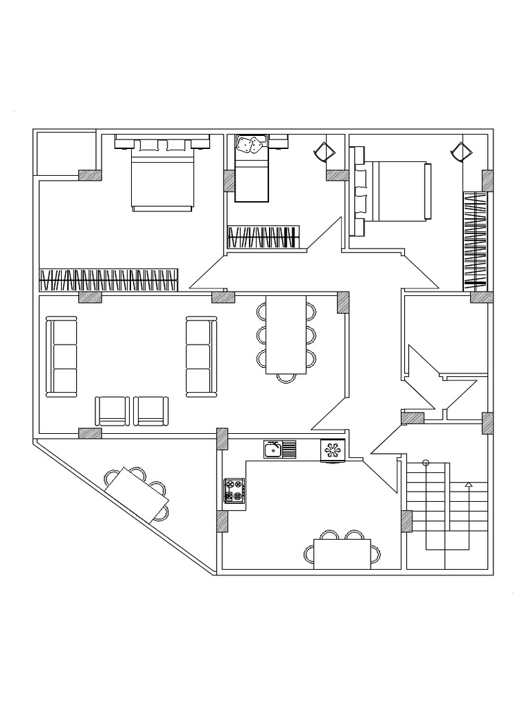 Zemi̇n Kat Yerleşi̇m Plani | PDF