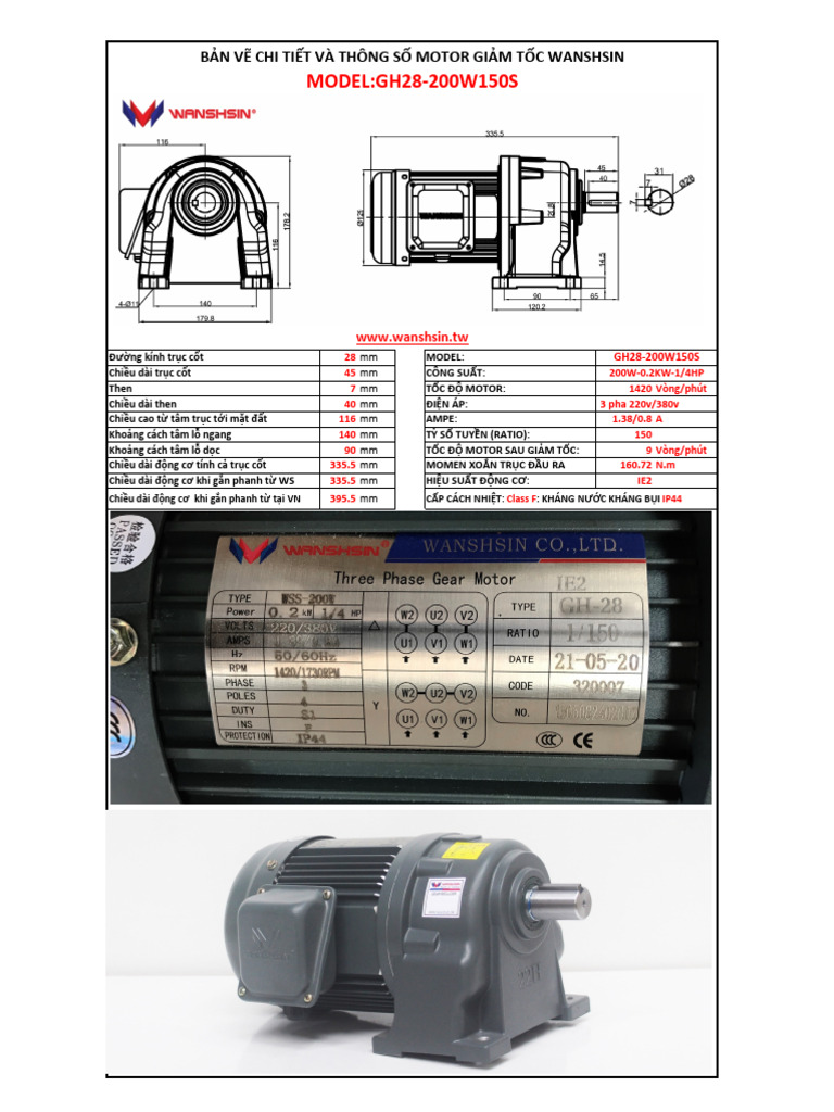 GH28 200W150S | PDF
