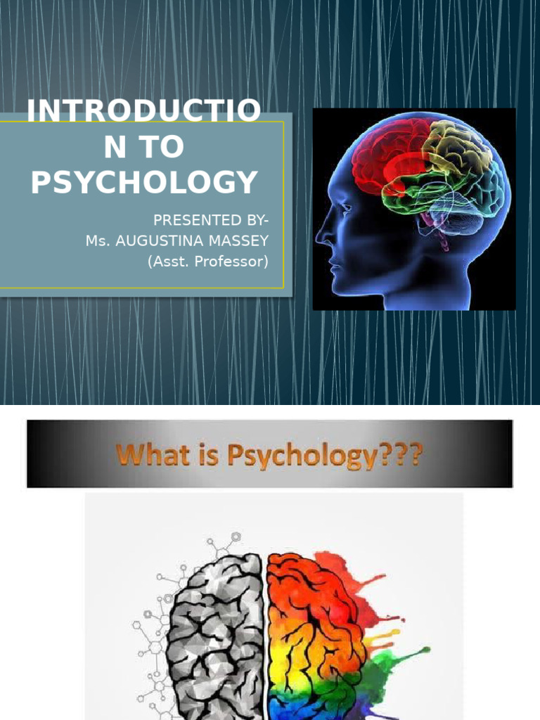 Unit 1 Introduction To Psychology | PDF