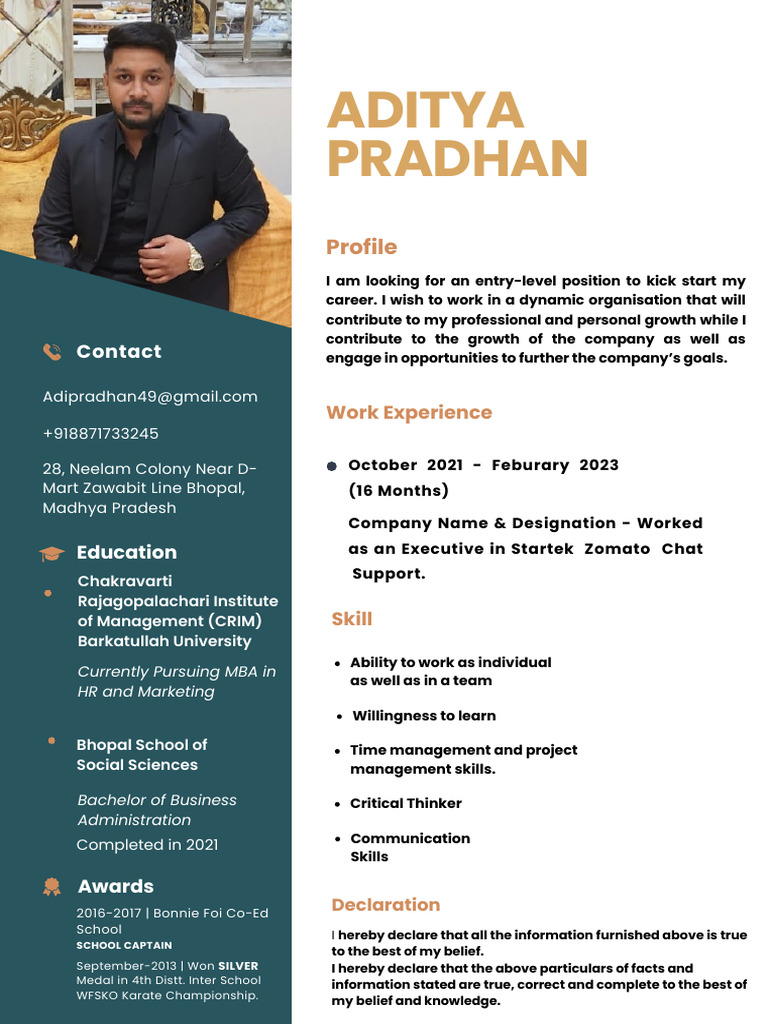 Aditya Pradhan PDF | PDF