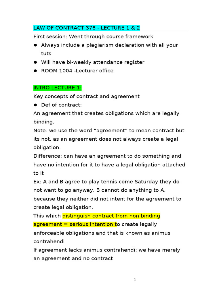 Class Notes | PDF | Offer And Acceptance | Auction