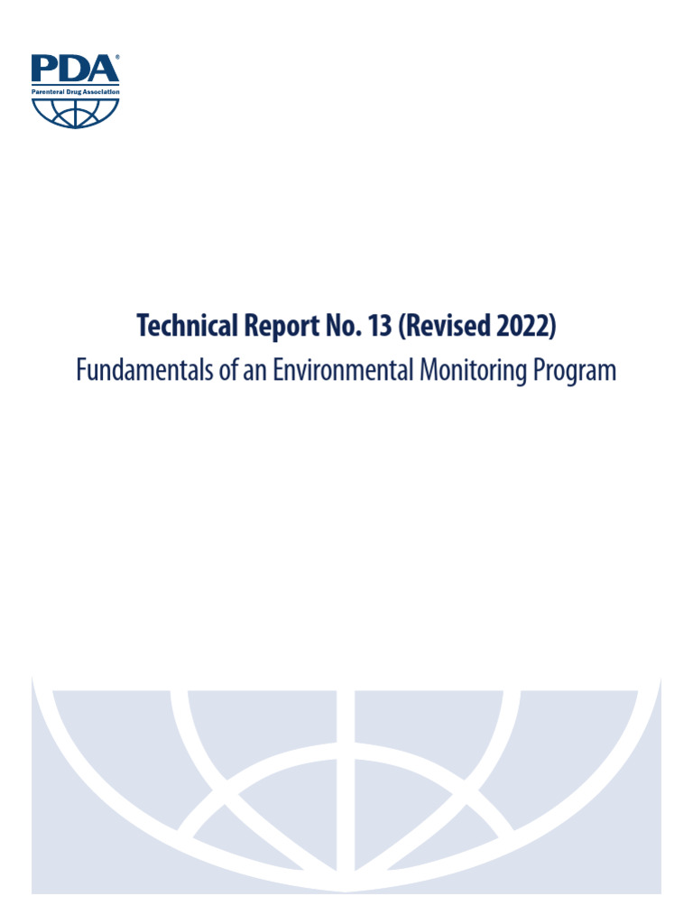 PDA TR13 Fundam Envioron Monitoring Program Revised2022 | PDF