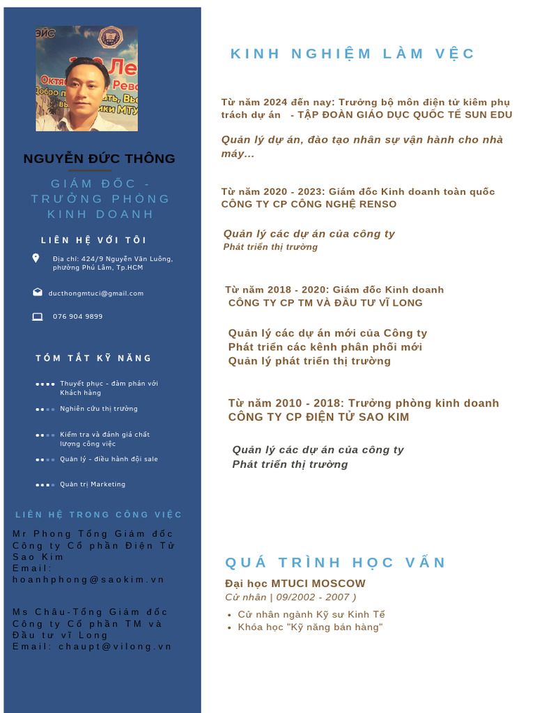 Nguyen Duc Thong - GDKD | PDF