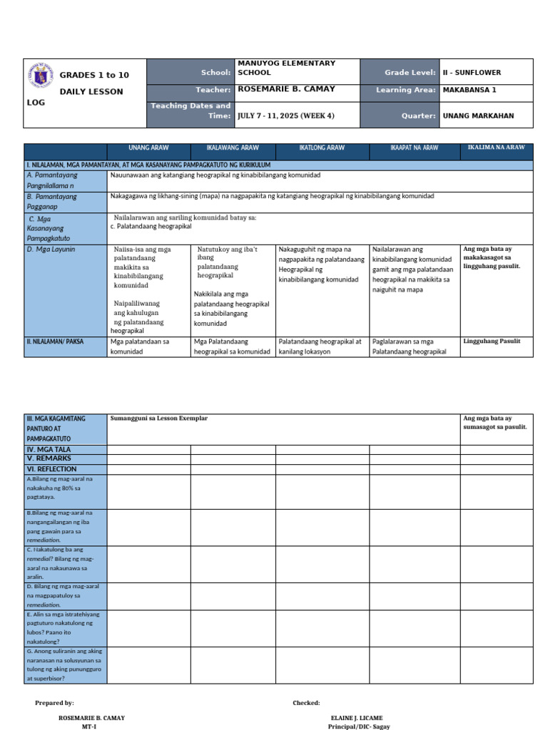 Dll-Makabansa Week4 | PDF