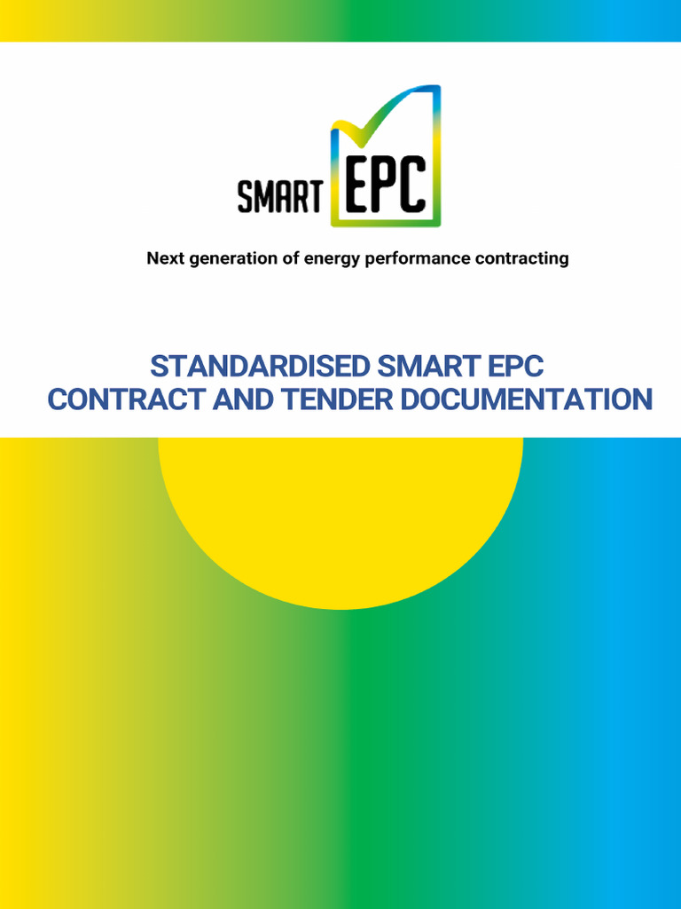 D3.2 Standardised SMART EPC Contract and Tender Documentation-V1 | PDF | Specification ...