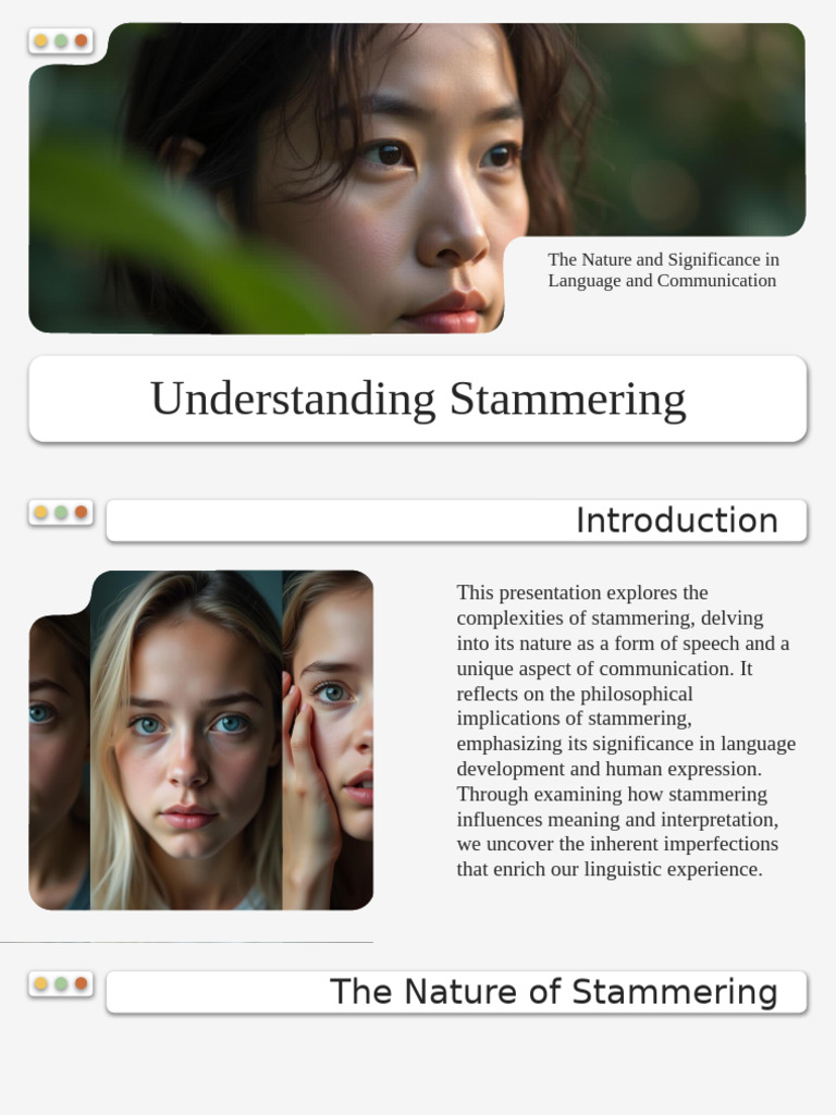 The Significance of Stammering in Language | PDF | Cognition | Semantics
