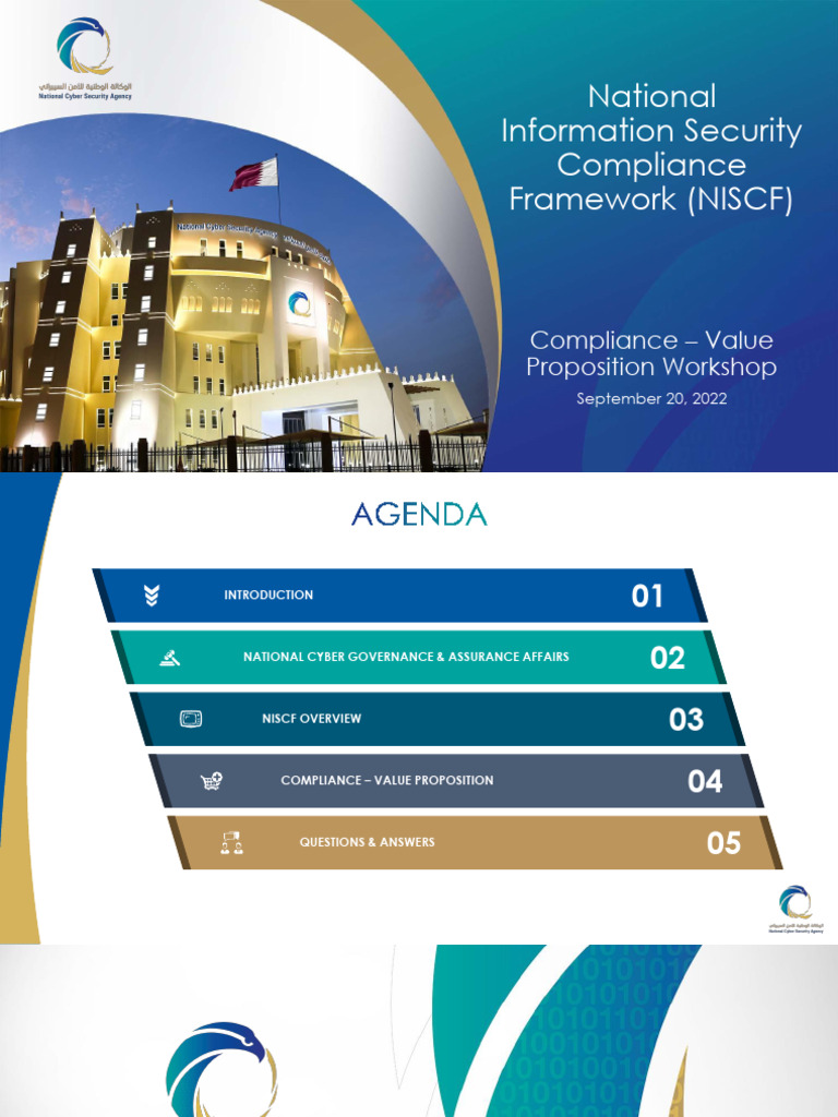 NCSA-NISCF-CVPEWP 20-09-22 (Compliance Value Proposition Event Workshop ...