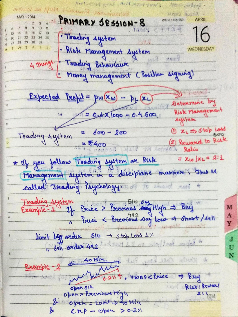 Primary Session 8 Notes | PDF