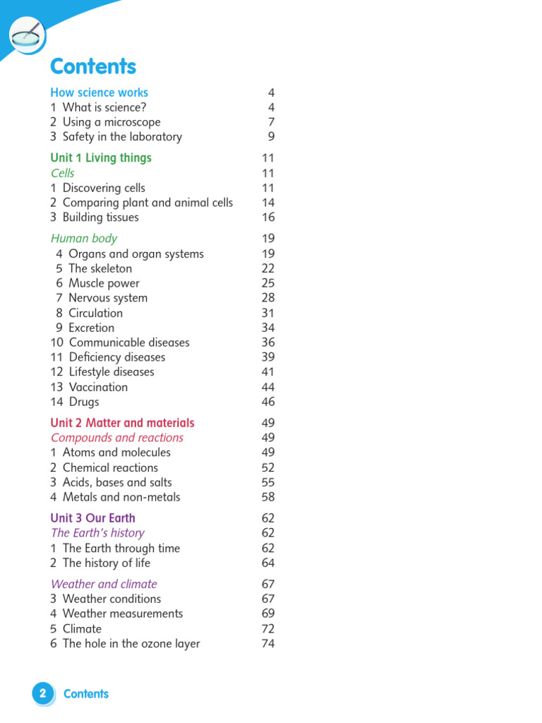 Macmillan Science Level 6 Scope and Sequence | PDF | Electricity ...