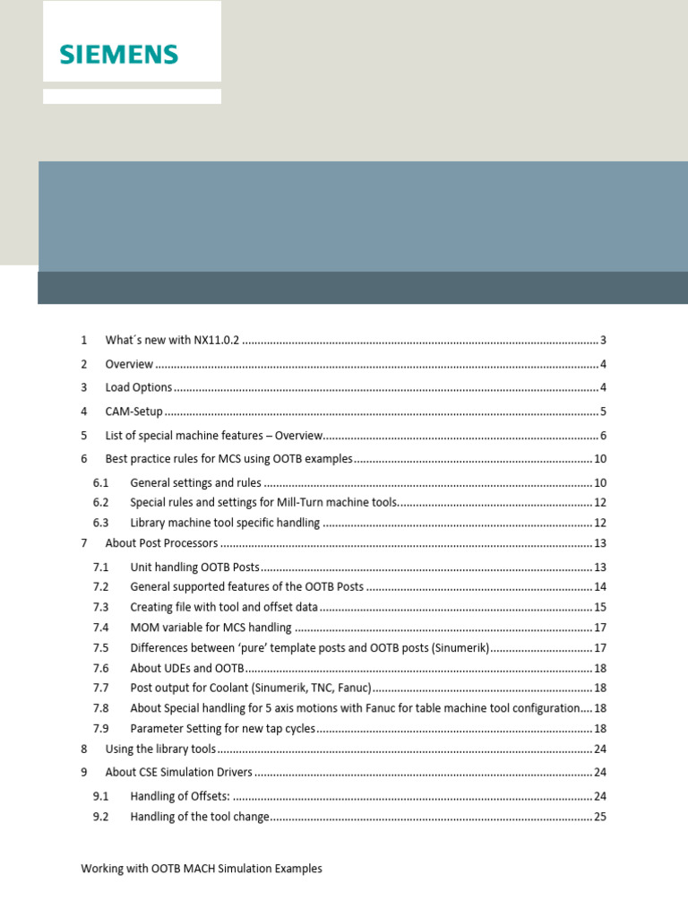 Working With OOTB MACH Simulation Examples | PDF | Rotation | Machines
