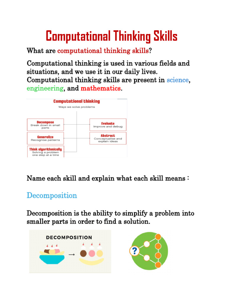 Computational Thinking | PDF | Abstraction | Thought