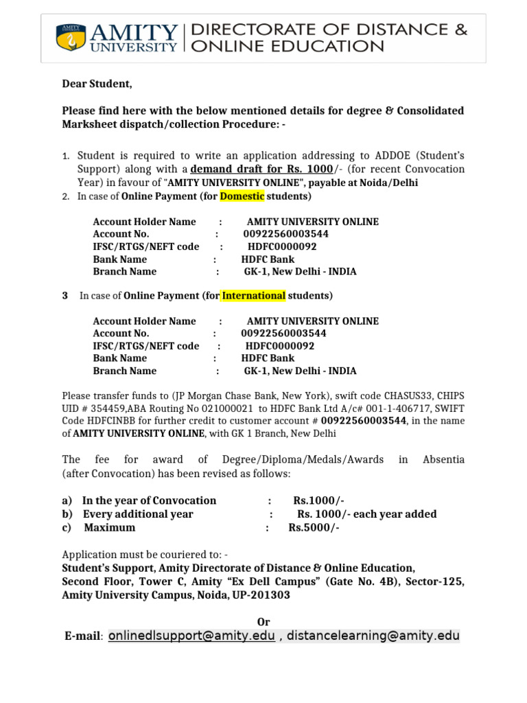 Degree Consolidated Mark Sheet Procedure | PDF | Banking | Banking Technology