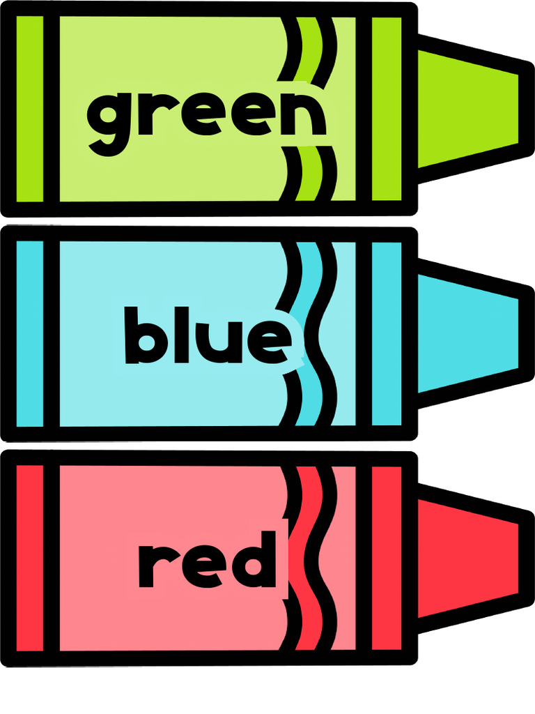 (DECOR) Crayons Colour | PDF