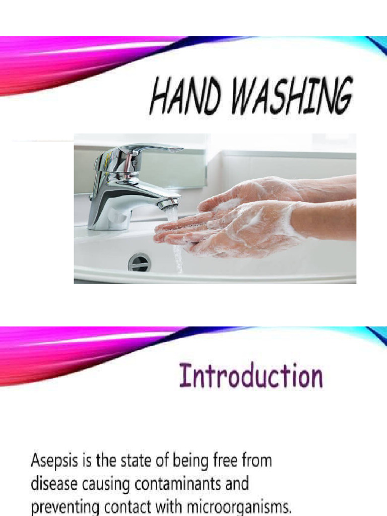 Hand Washing | PDF