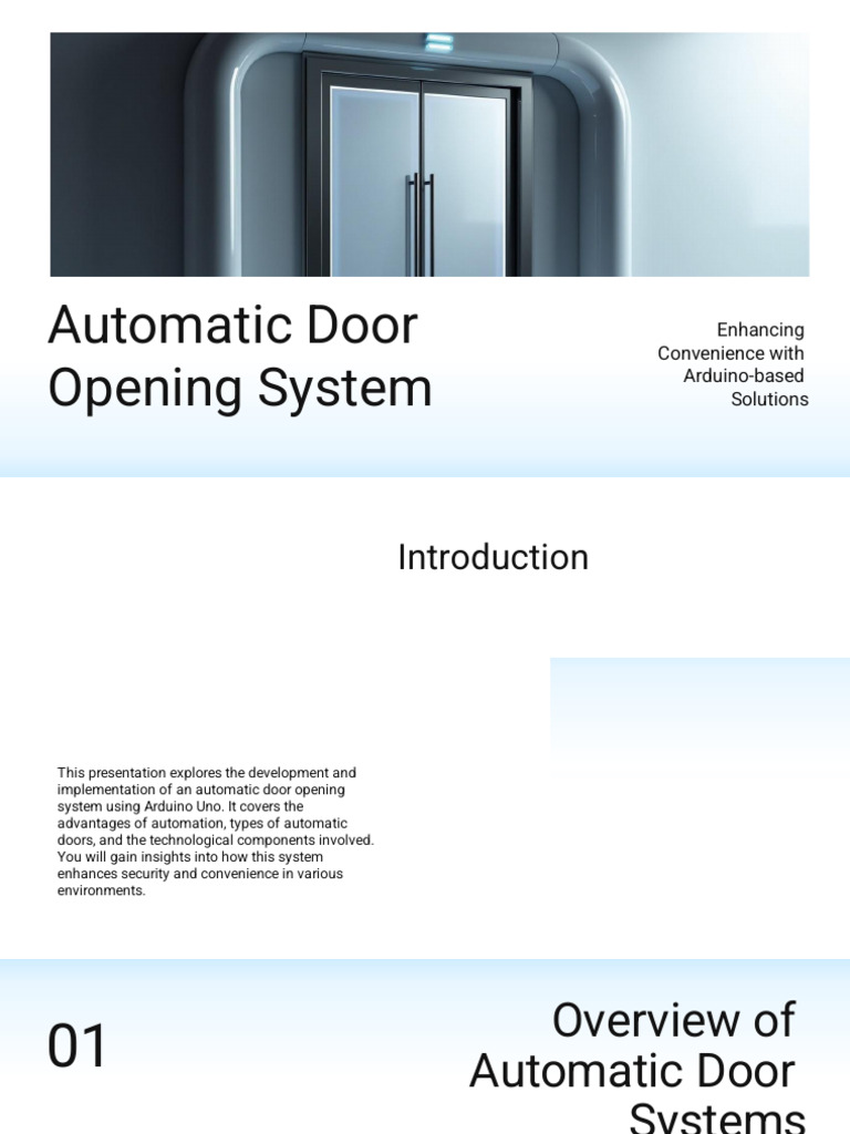Automatic Door Opening System | PDF | Arduino | Automation