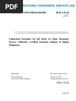 Template For Calibration Report of PH Meter | PDF | Ph | Calibration