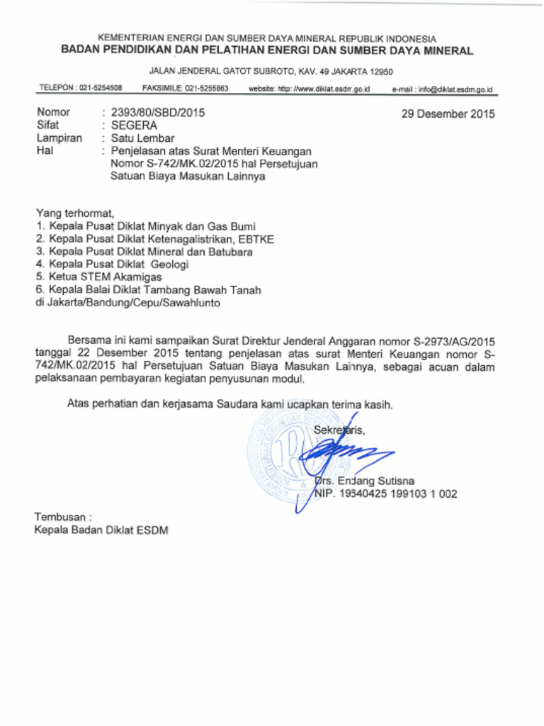 2393 - Penjelasan DJA TTG SBML Honorarium Penyusun Modul | PDF