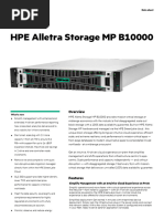 Data Sheet HPE Alletra Storage MP B10000 | PDF | Computing | Computer Architecture