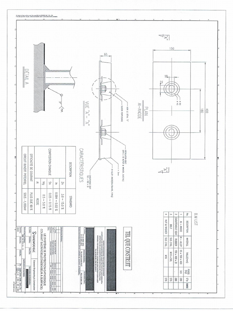 Item 06 Plan Anode Galvanique | PDF