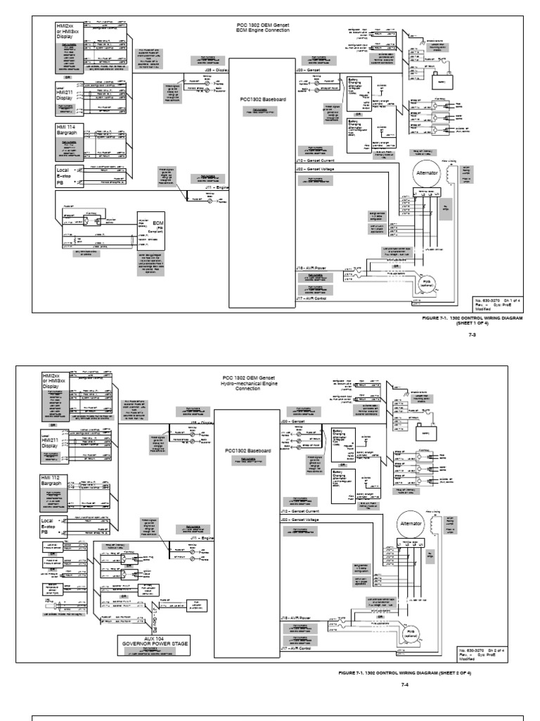250 KVA DG PCC 1302 - Circuit Diagram | PDF | Electronic Engineering ...