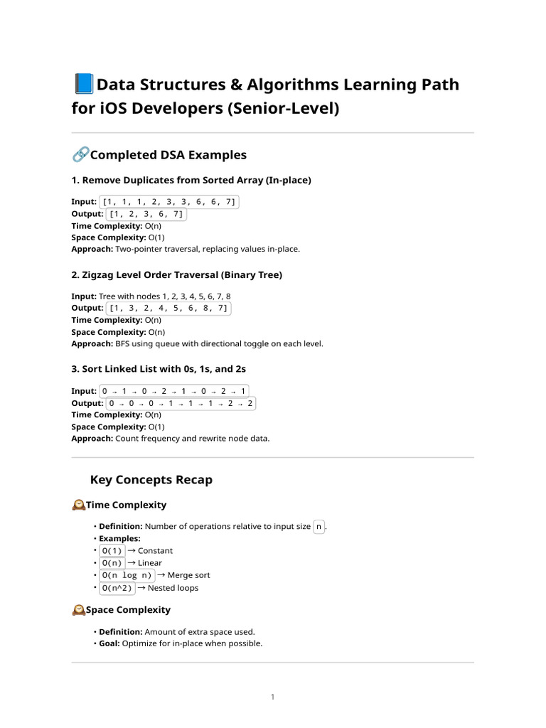Dsa Learning Path | PDF