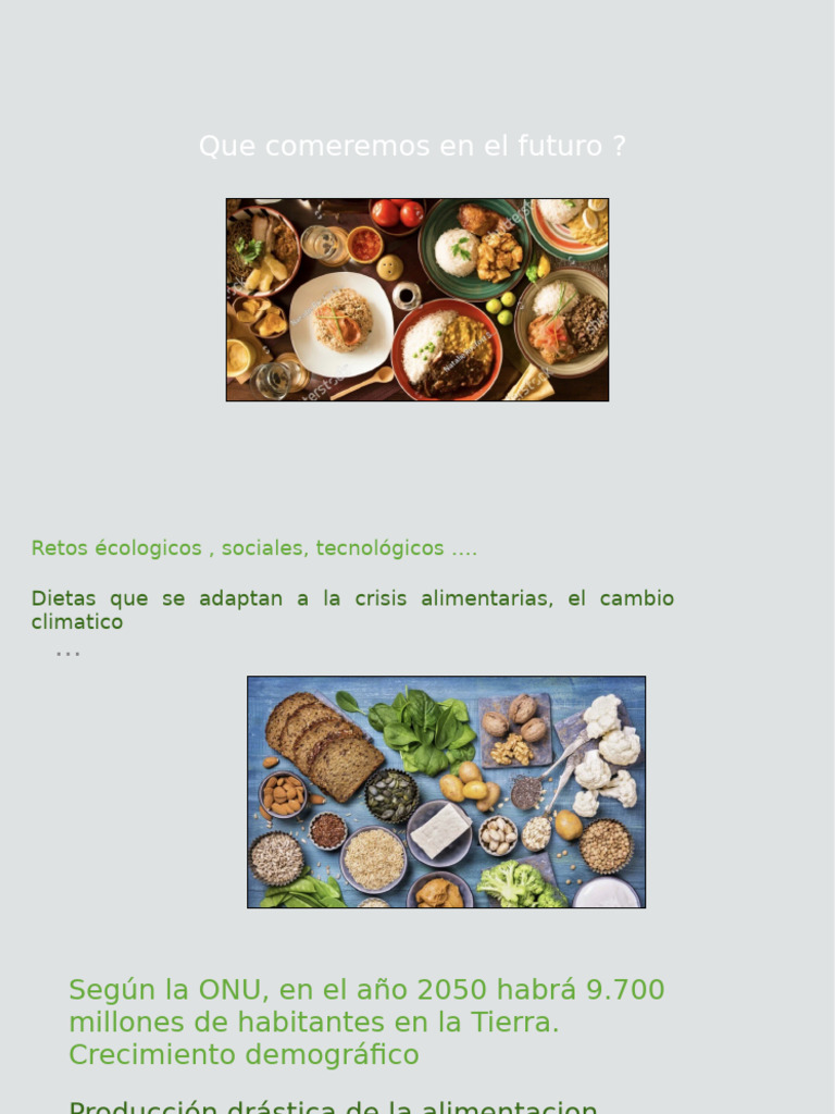 La Alimentacion Del Futuro | PDF