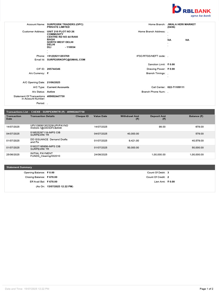 Op Transaction History UX515!07!2025 | PDF | Services (Economics) | Financial Technology