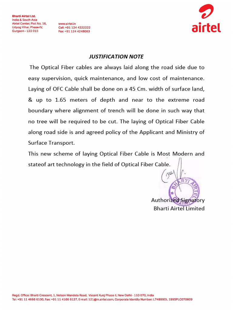 Optical Fiber Cable Laying Guidelines | PDF