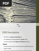 Burt Reading Age Test | PDF