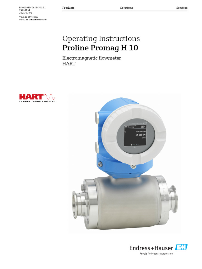 h10 Hart Manual | PDF | Pump | Pipe (Fluid Conveyance)