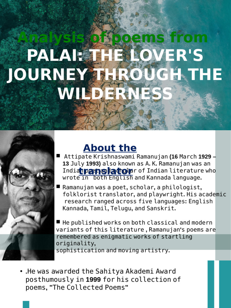 Analysis of Palai Poem | PDF