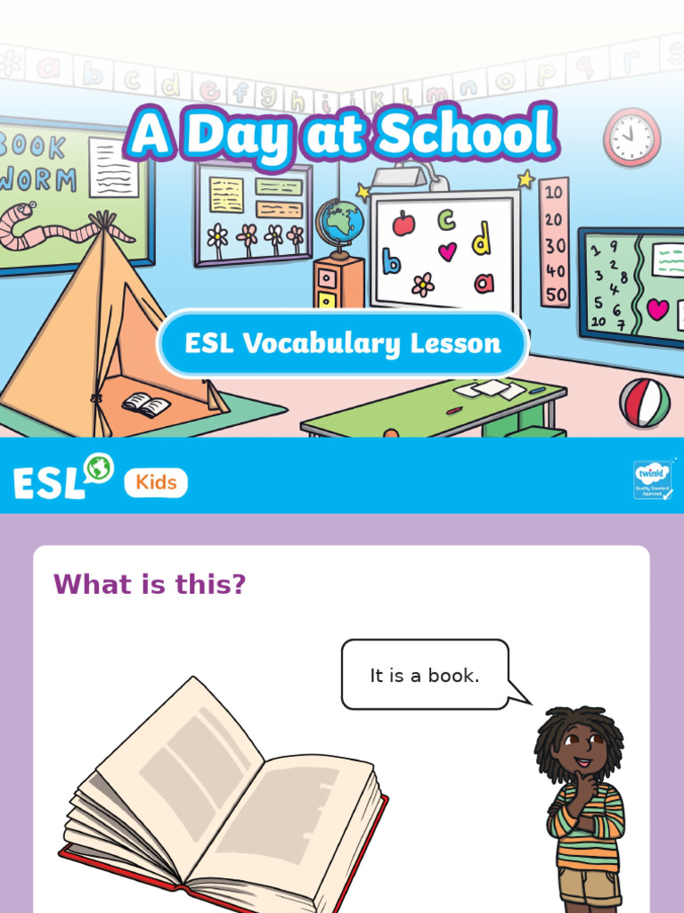 ESL Vocabulary Practice for Kids | PDF