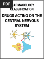 Drugs Acting On The Central Nervous System (CNS) | PDF | Drugs | Drugs ...