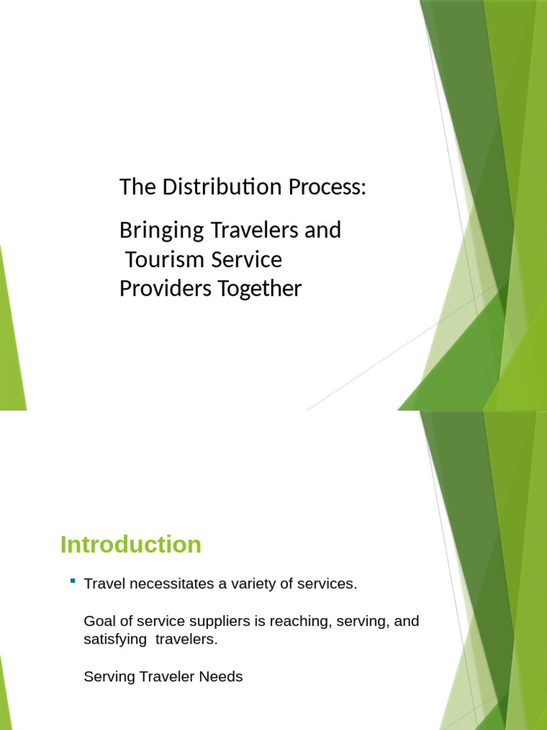 Tourism Distribution | PDF | Travel Agency | Business