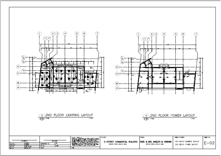 Sample Electrical Instalation Layout For Acommercial Building | PDF