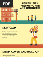 Earthquake Duck, Cover, and Hold Tips | PDF